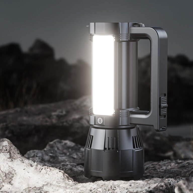 Dual-Light LED Searchlight with Focus Beam & Side Lamp DP-7341A ...